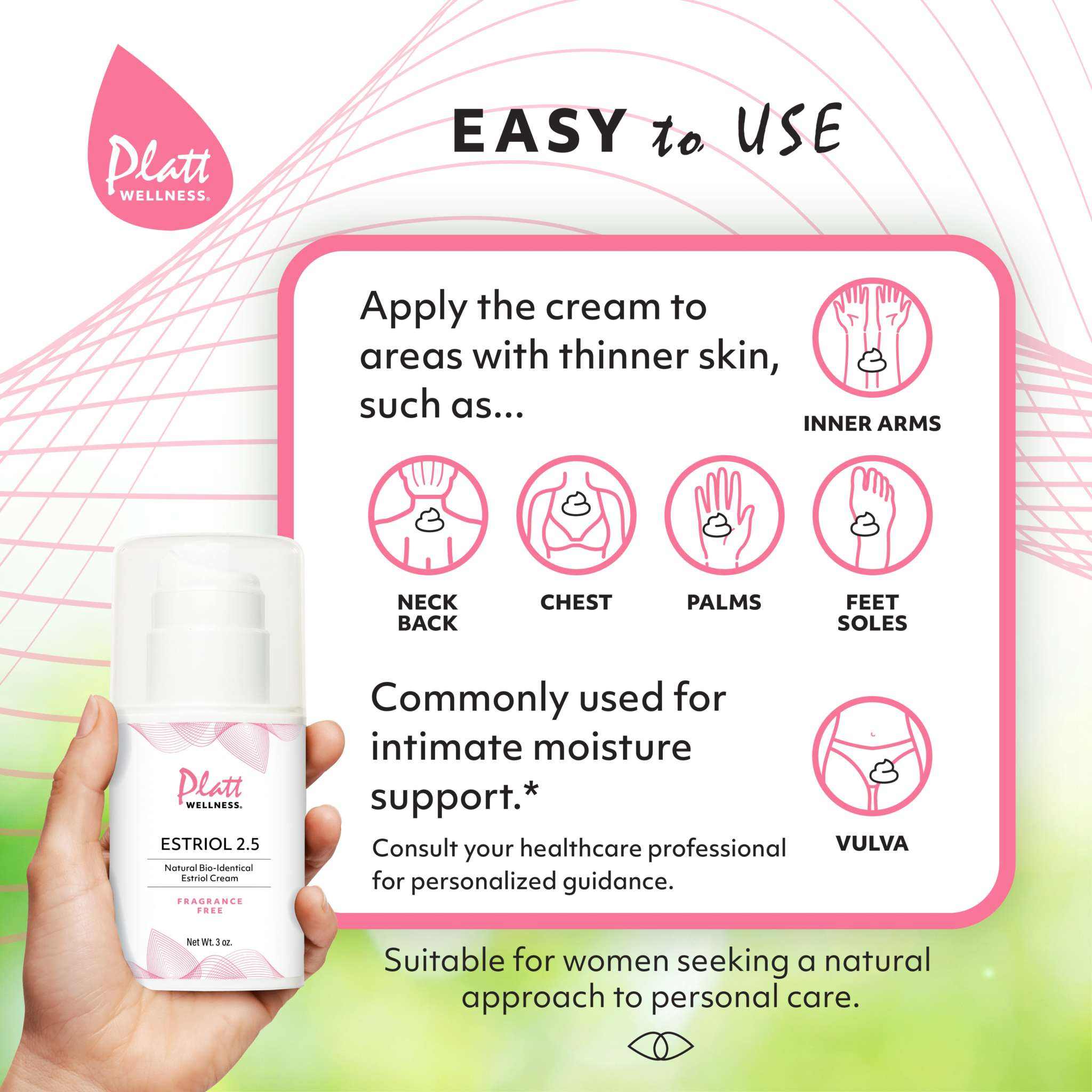 Estriol Vaginal Cream for Dryness, Feminine Health & Menopause Relief ...